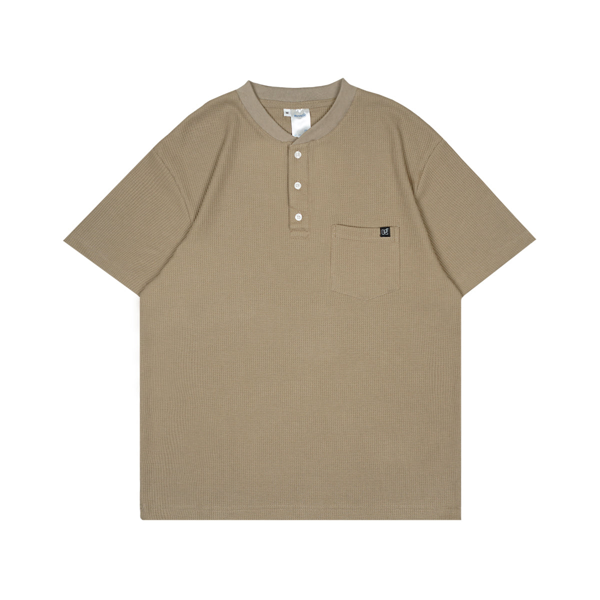 Fancee Tshirt Waffle Coklat Sage | Russ & Co