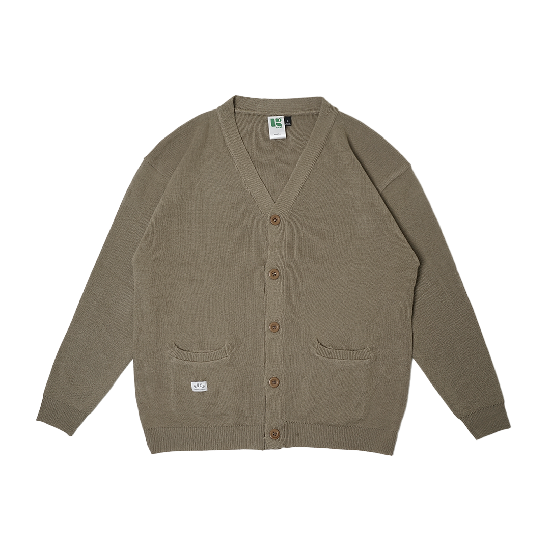 Russ Sweater Cardigan Knitting Rajut Tweed Brown – Russ & Co | Proud To Be
