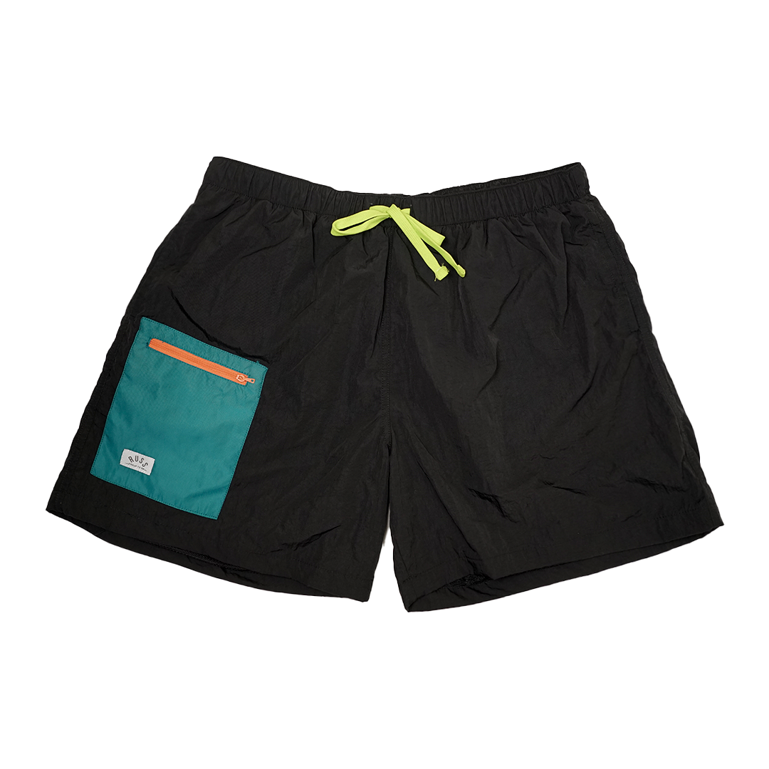 Pants Short Polyester Neo Black | Russ & Co