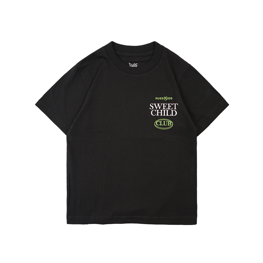 Russ Kids Tshirt Combed 30S Kids Child Black | Russ & Co