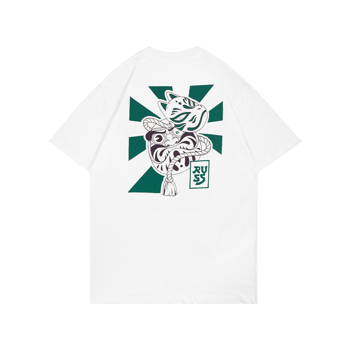 Russ Tshirt Kaos Pria Tangan Pendek Darruma White | Russ & Co