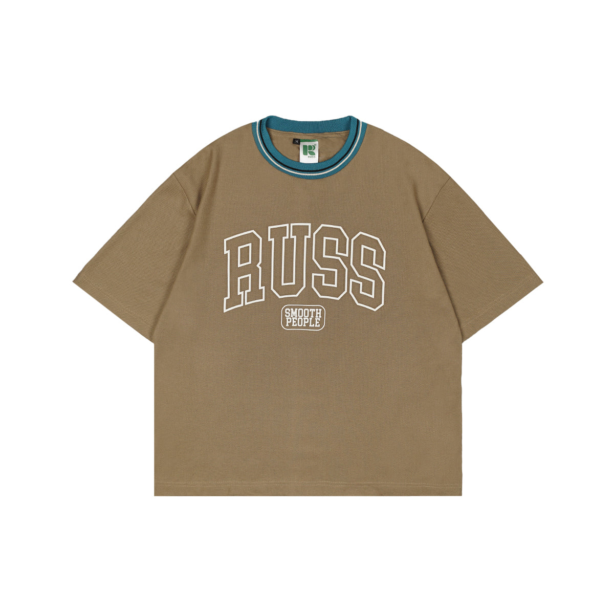 Russ Tshirt Pria Pique Smooth People Brown – Russ & Co | Proud To Be