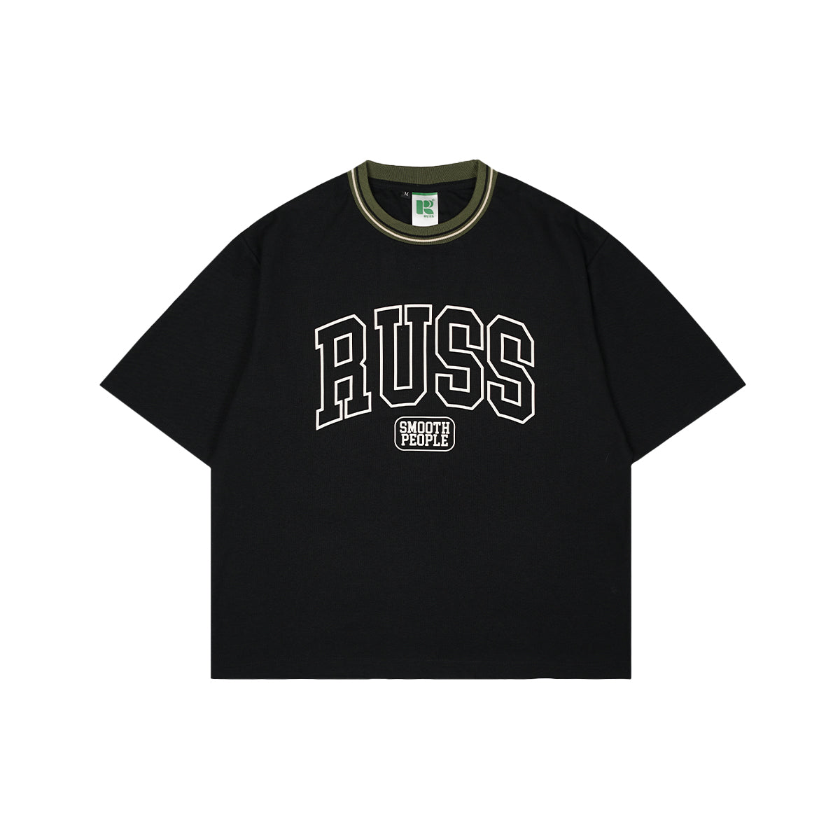 Russ Tshirt Pria Pique Smooth People Black – Russ & Co | Proud To Be