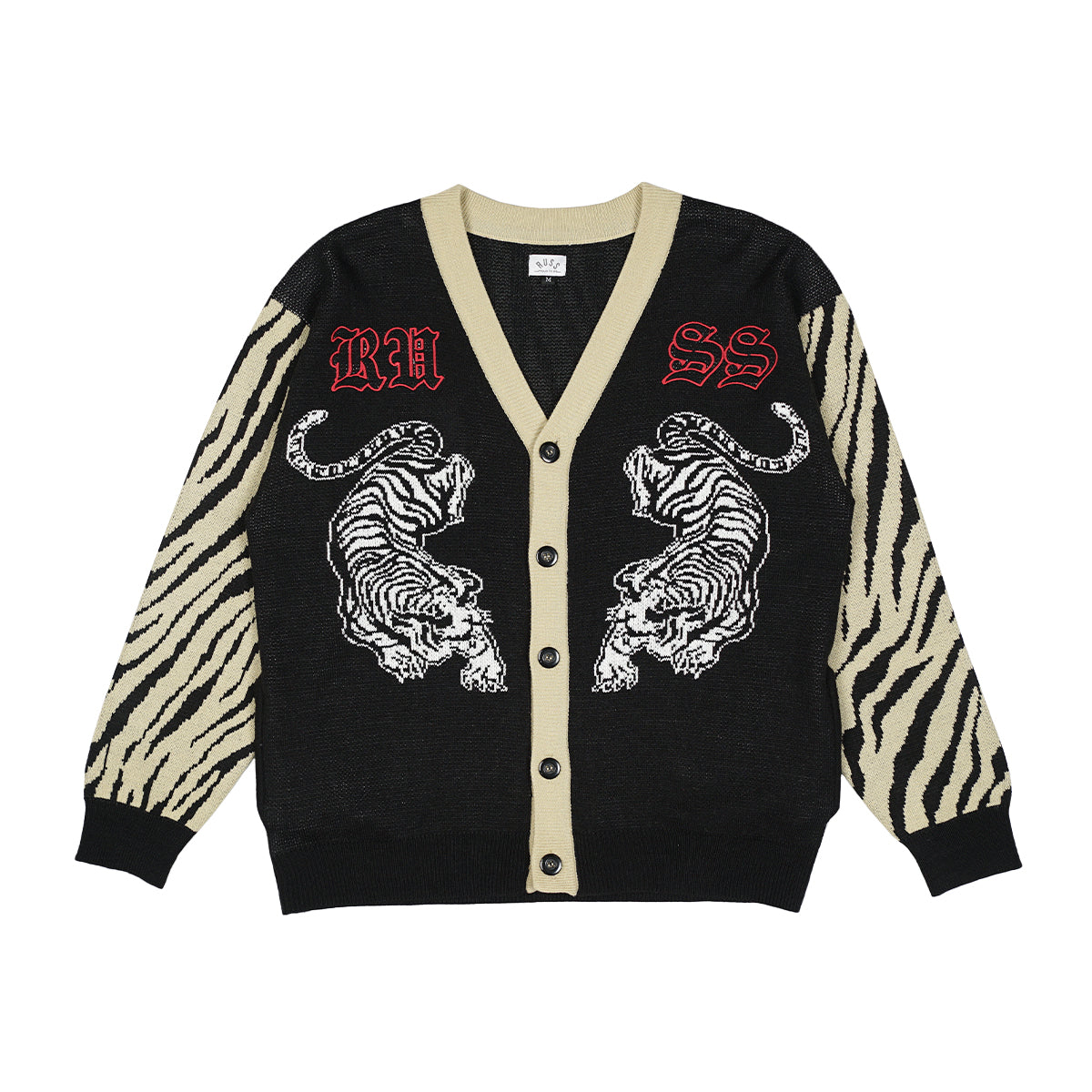 Russ Sweater Cardigan Rajut Knitting Prosper Black | Russ & Co