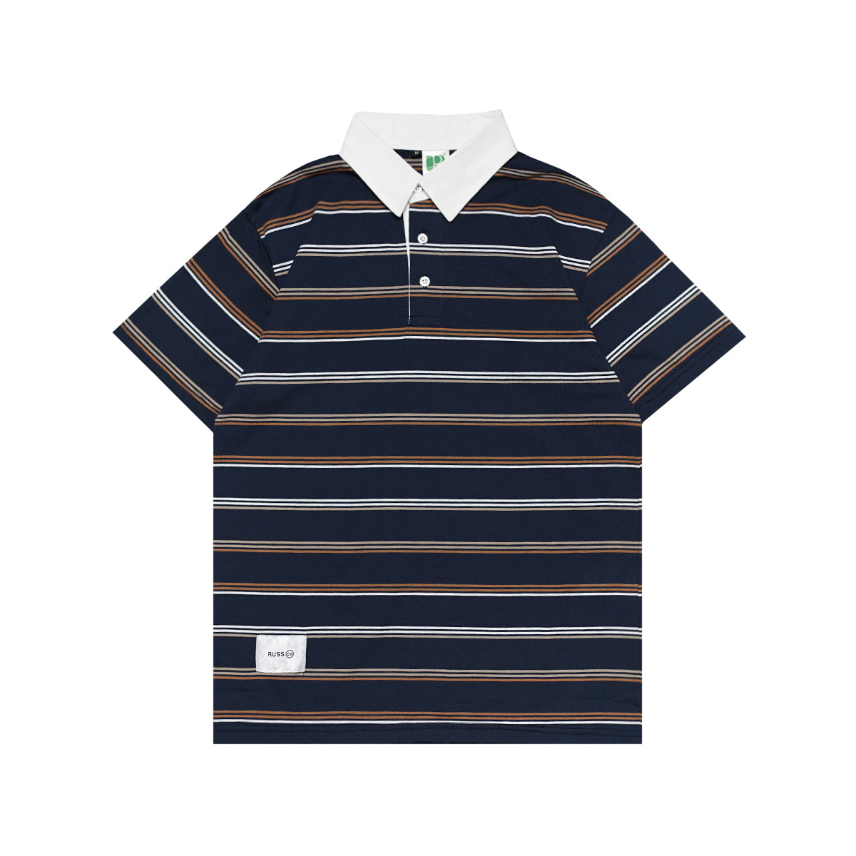 Russ Poloshirt Rugby Tshirt Short Sleeve Bobsky Navy | Russ & Co