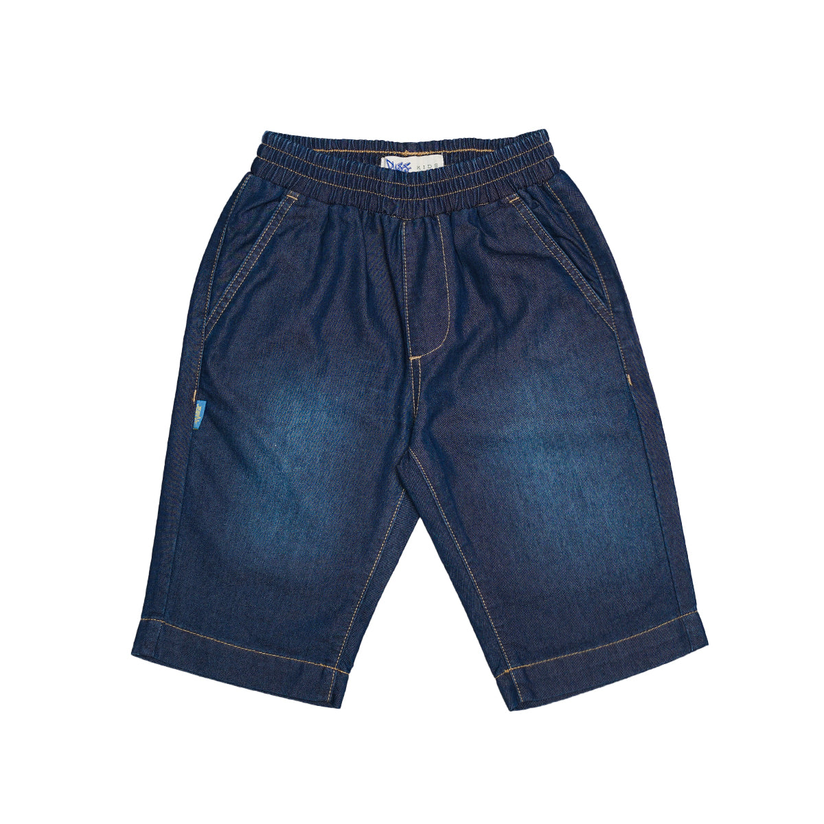 Russ Kids Pants Short Denim Kids Kibby Blue | Russ & Co