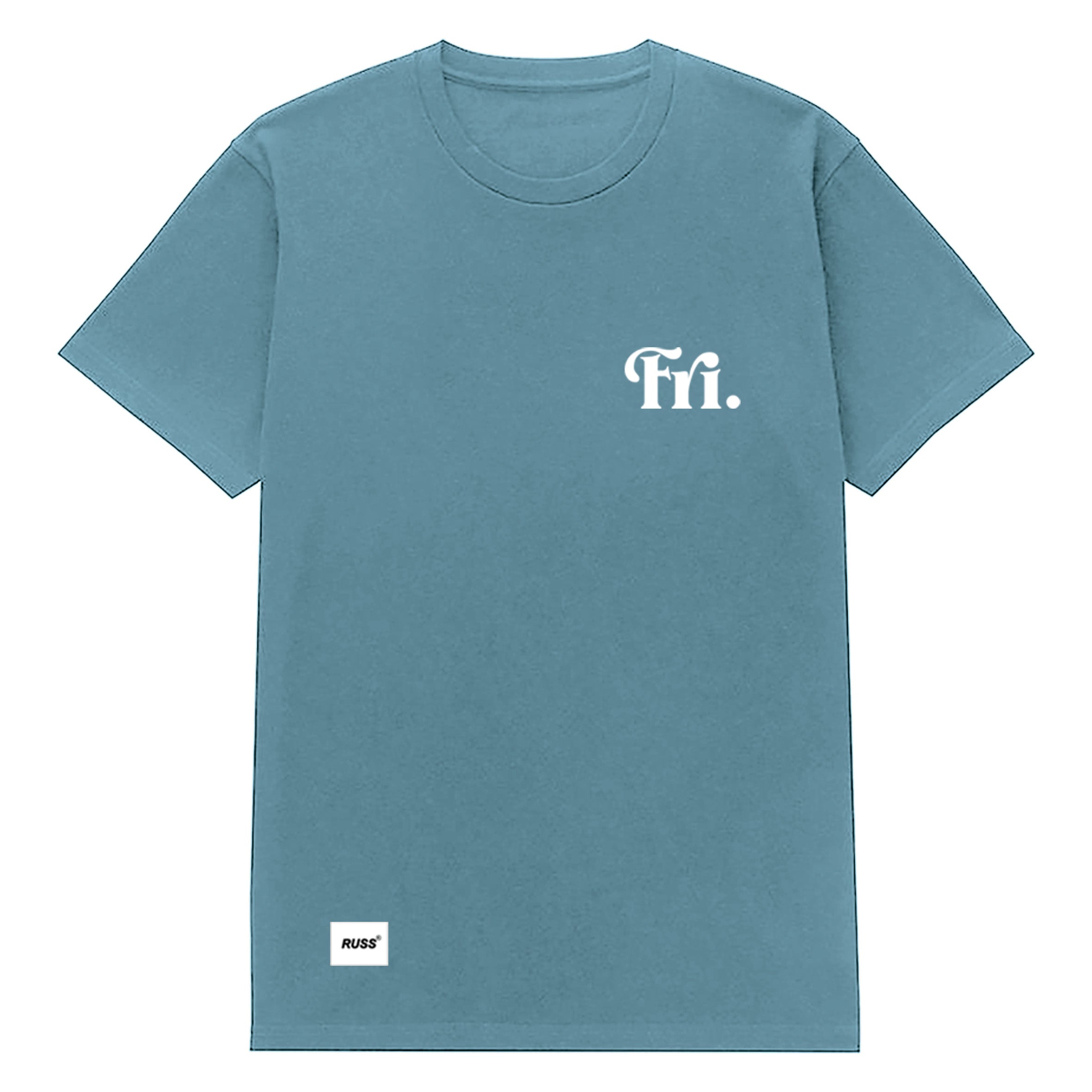 Russ Tshirt Friday Light Blue | Russ & Co