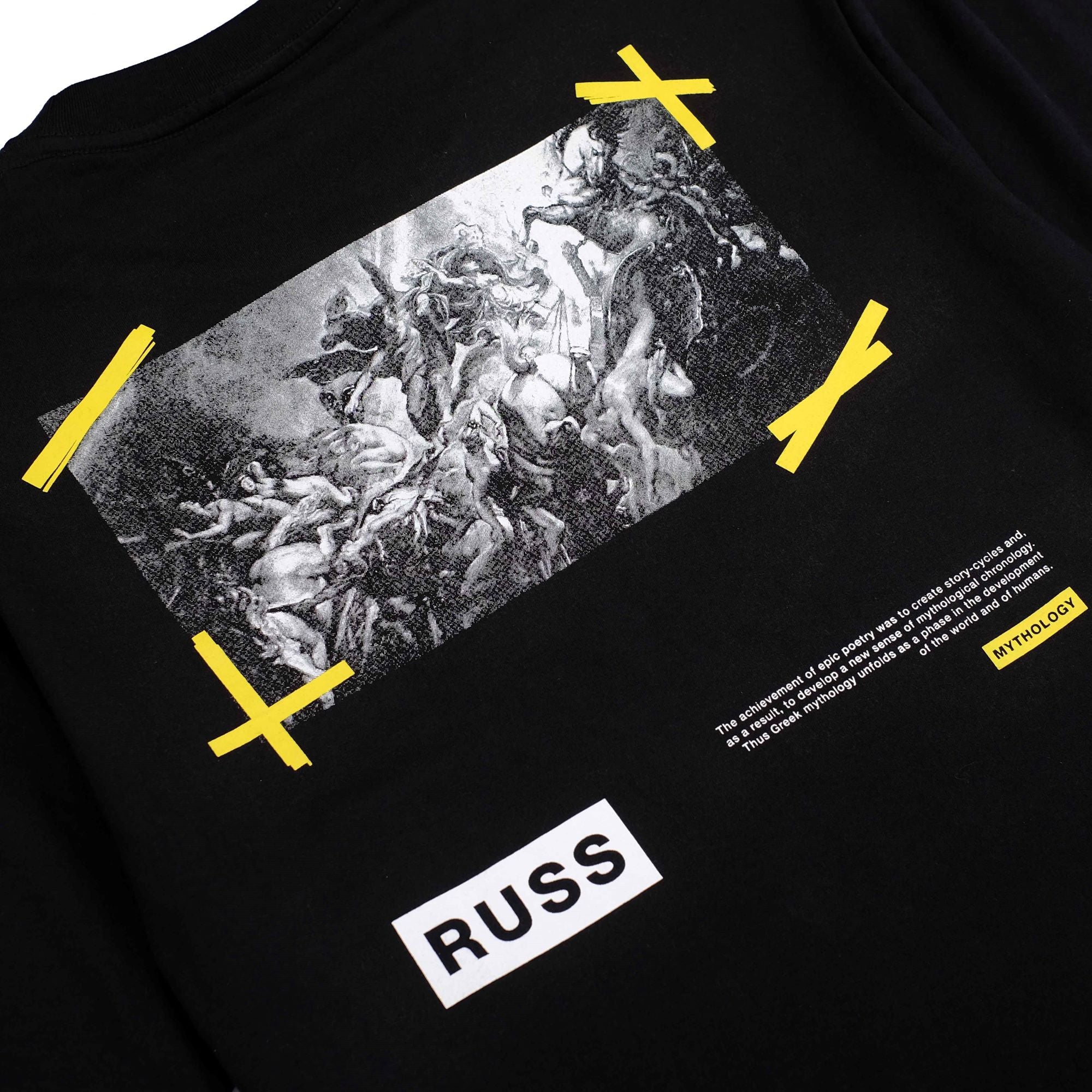 Russ Tshirt Mythology Black – Russ & Co | Proud To Be