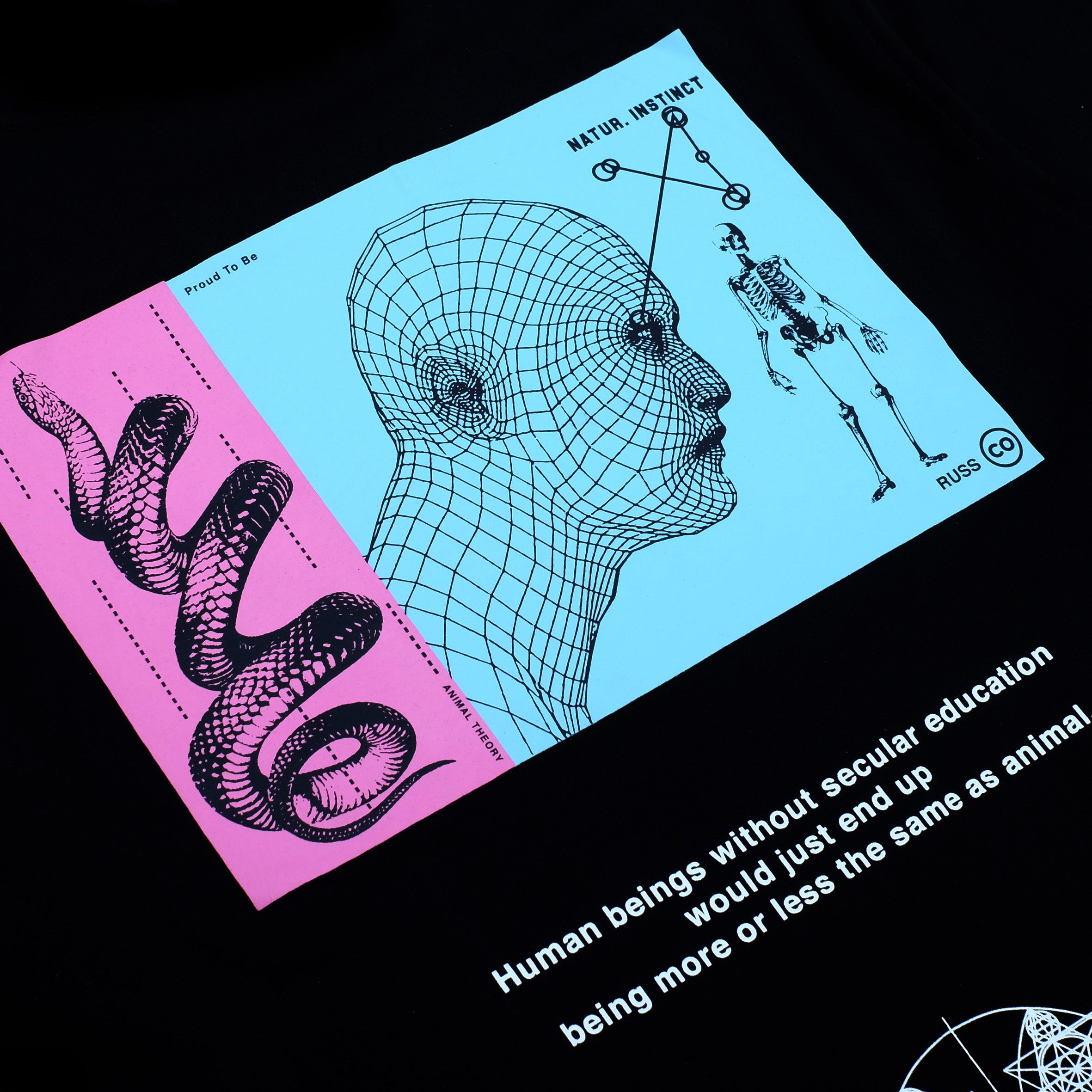 NATURE INSTINCT BLACK LONGSLEEVE T-SHIRT – Russ & Co | Proud To Be