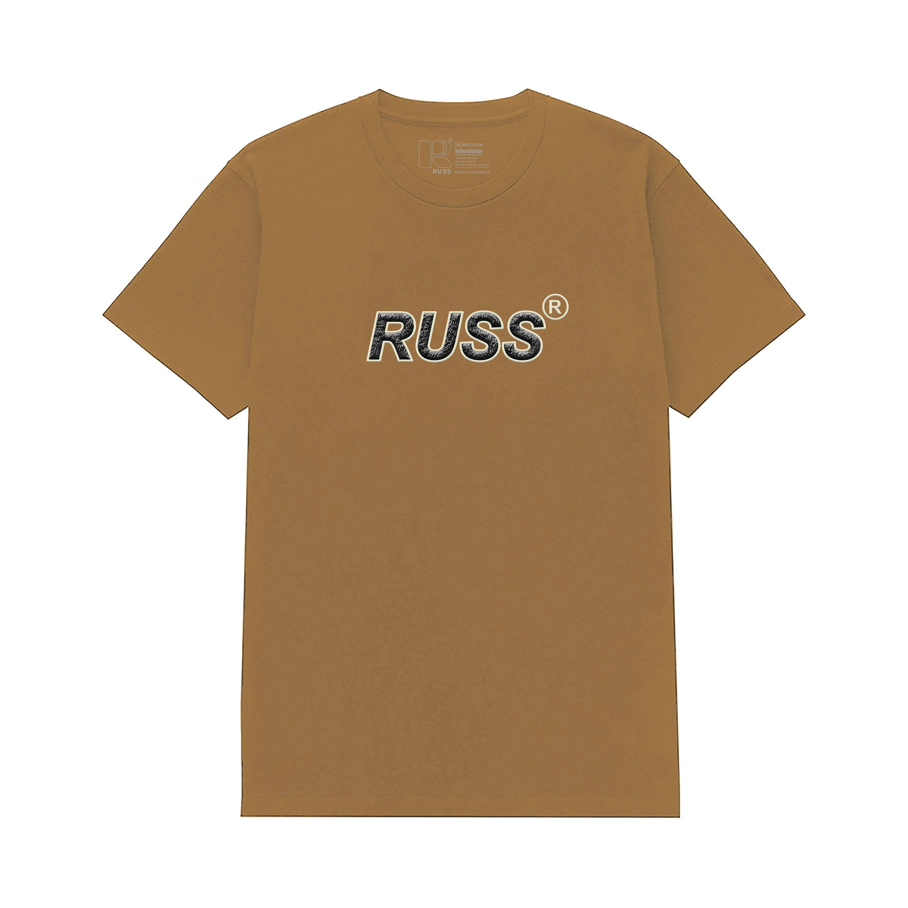 Russ Tshirt Trapper Camel – Russ & Co | Proud To Be