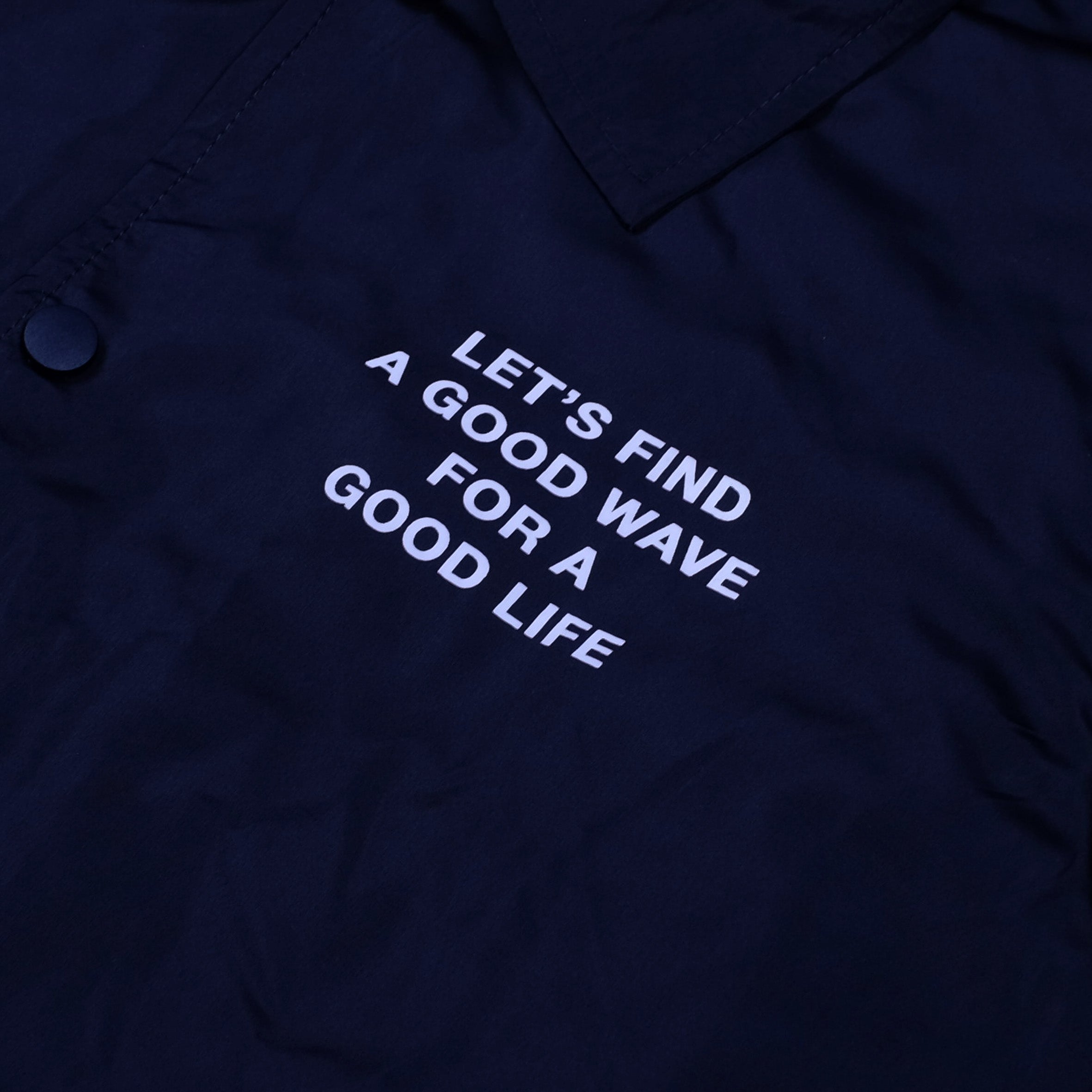 WAVES NAVY COACH JACKET | Russ & Co