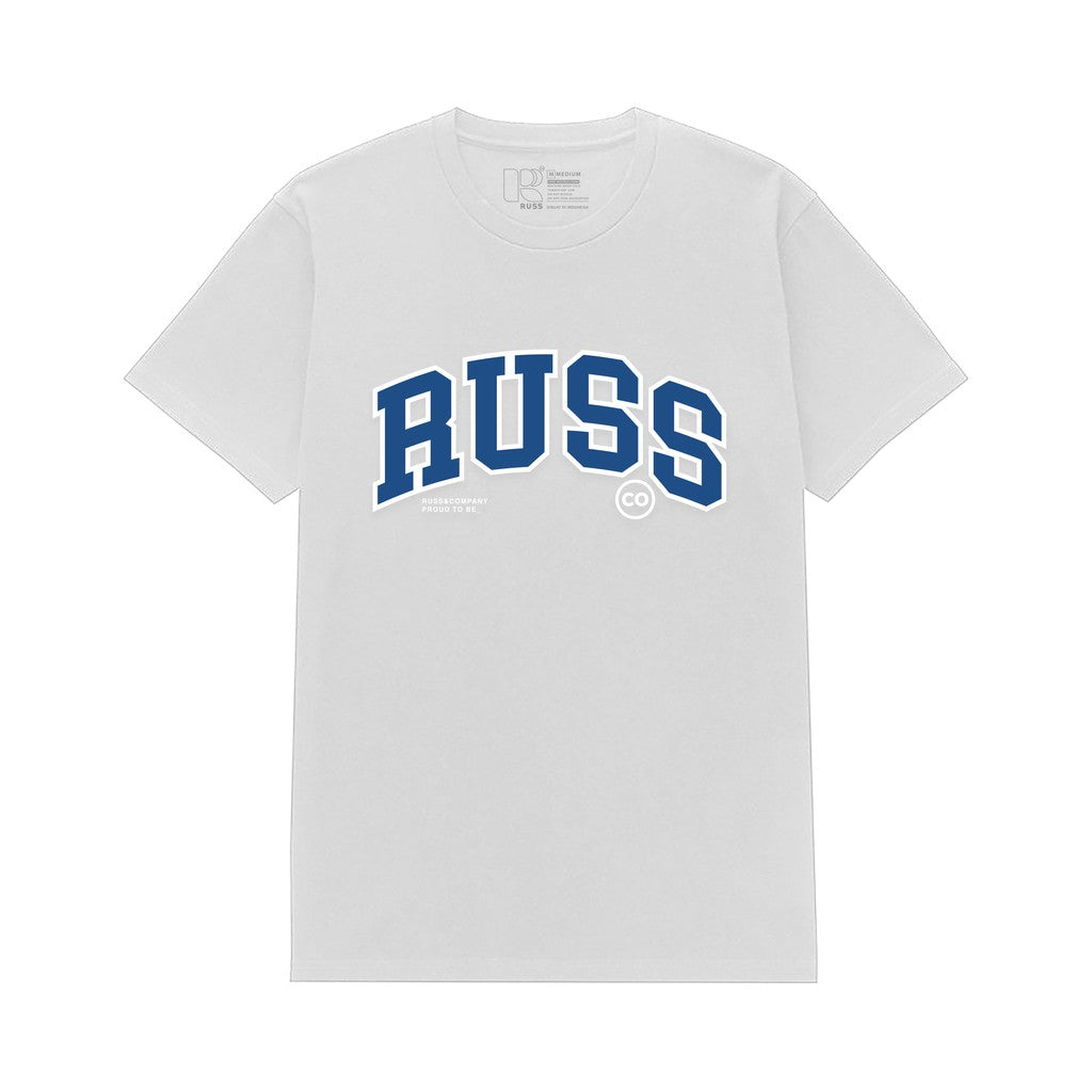 Kaos Russ Blocking Putih – Russ & Co | Proud To Be