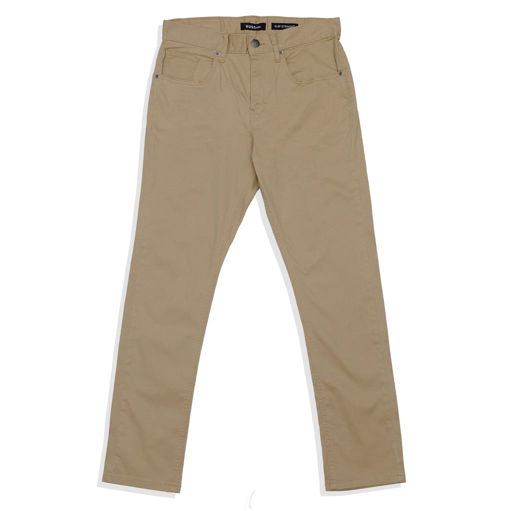 Russ Chino Pants Gimme Five Long Brown – Russ & Co | Proud To Be