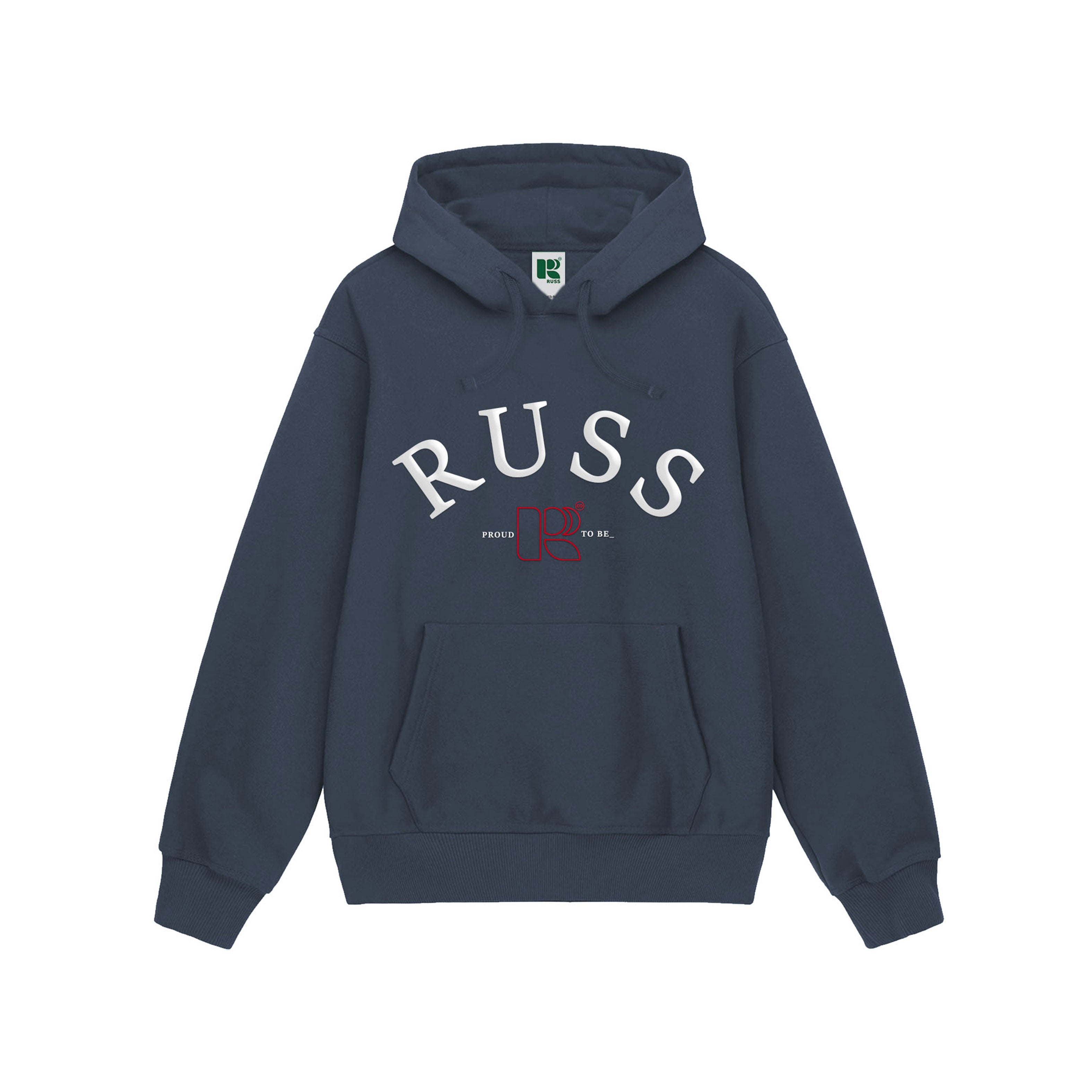 Russ Sweater Hoodie Crown Navy Blue – Russ & Co | Proud To Be