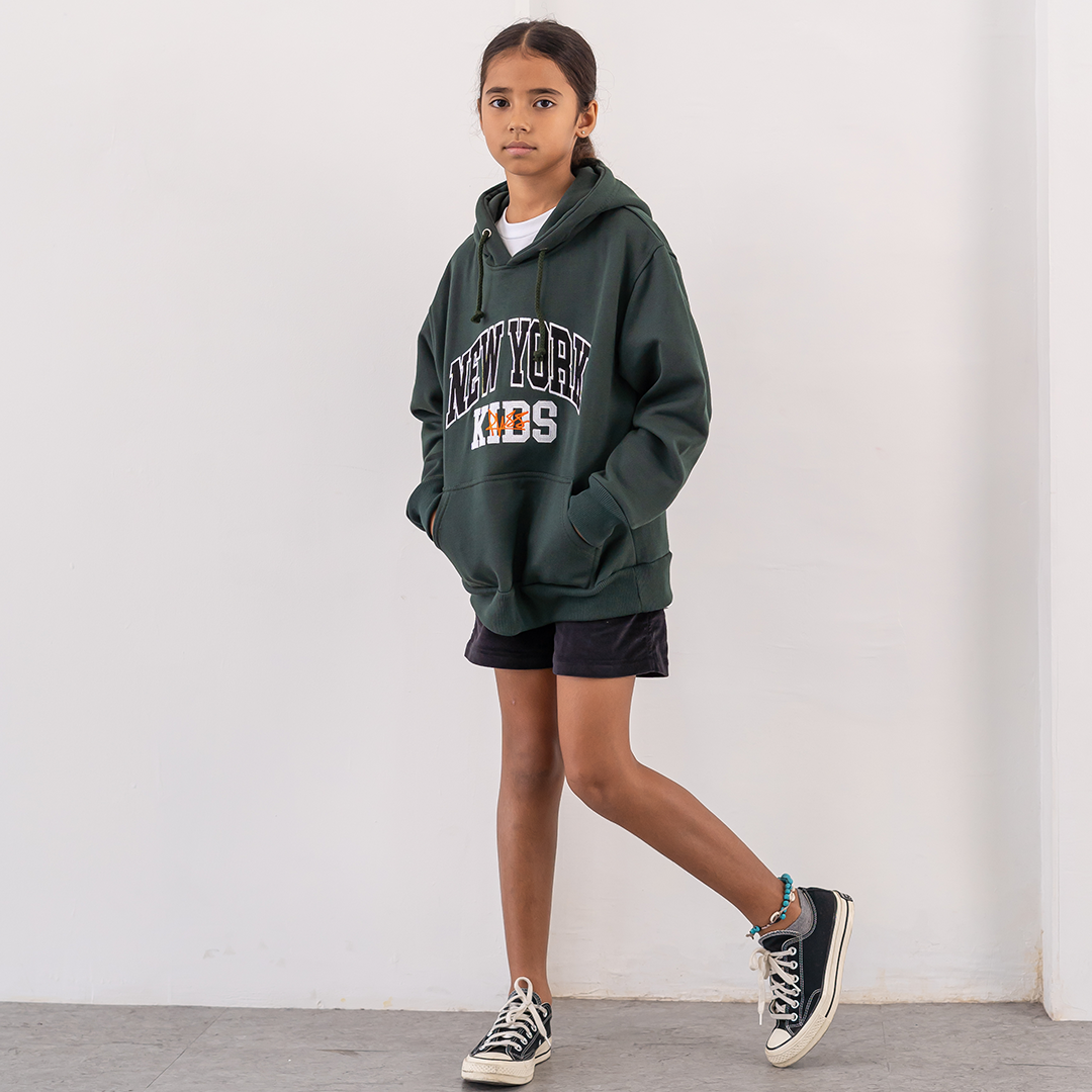 Russ Kids Sweater Hoodie Anak Newyork Green – Russ & Co | Proud To Be