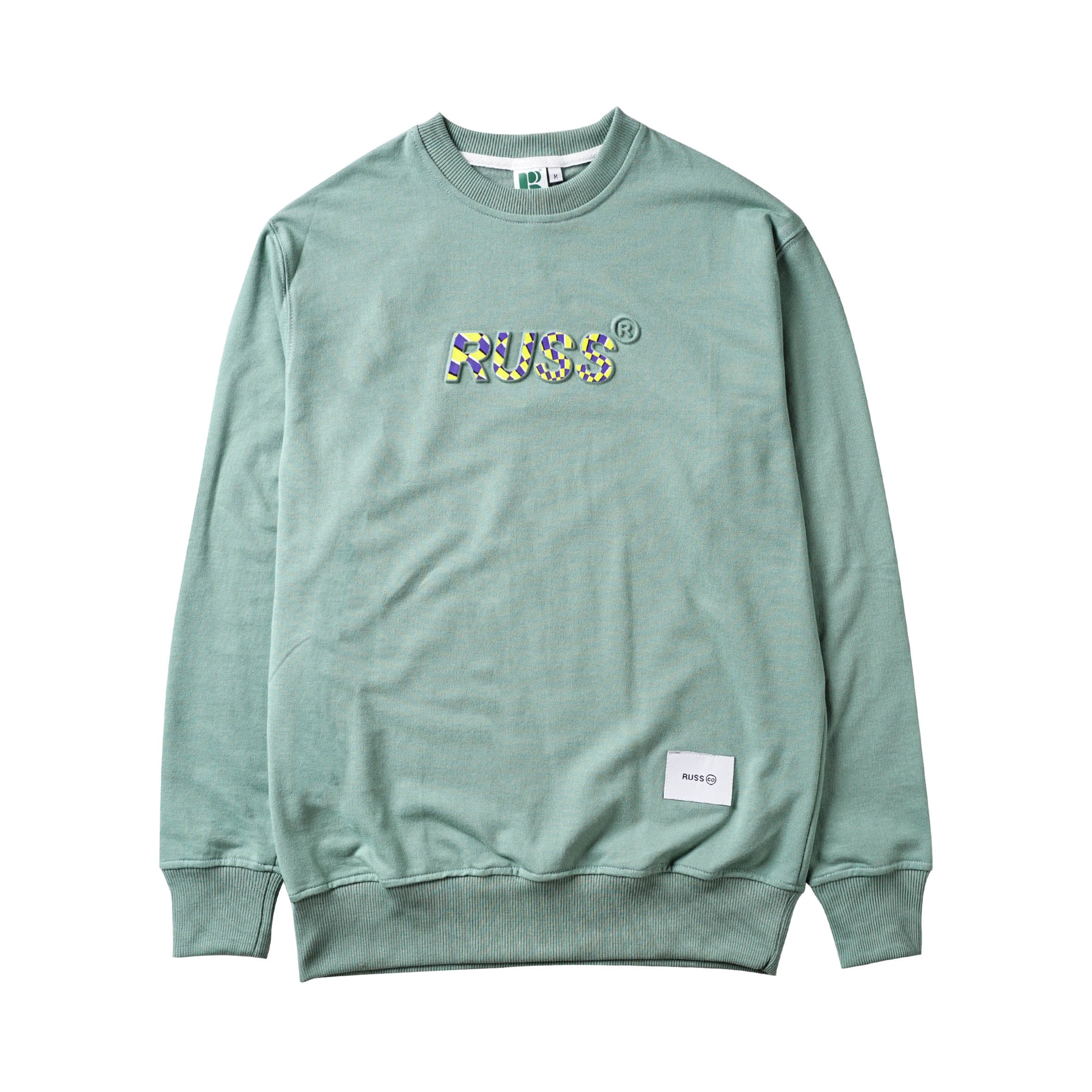 Russ Sweater Crewneck Flare Sage | Russ & Co