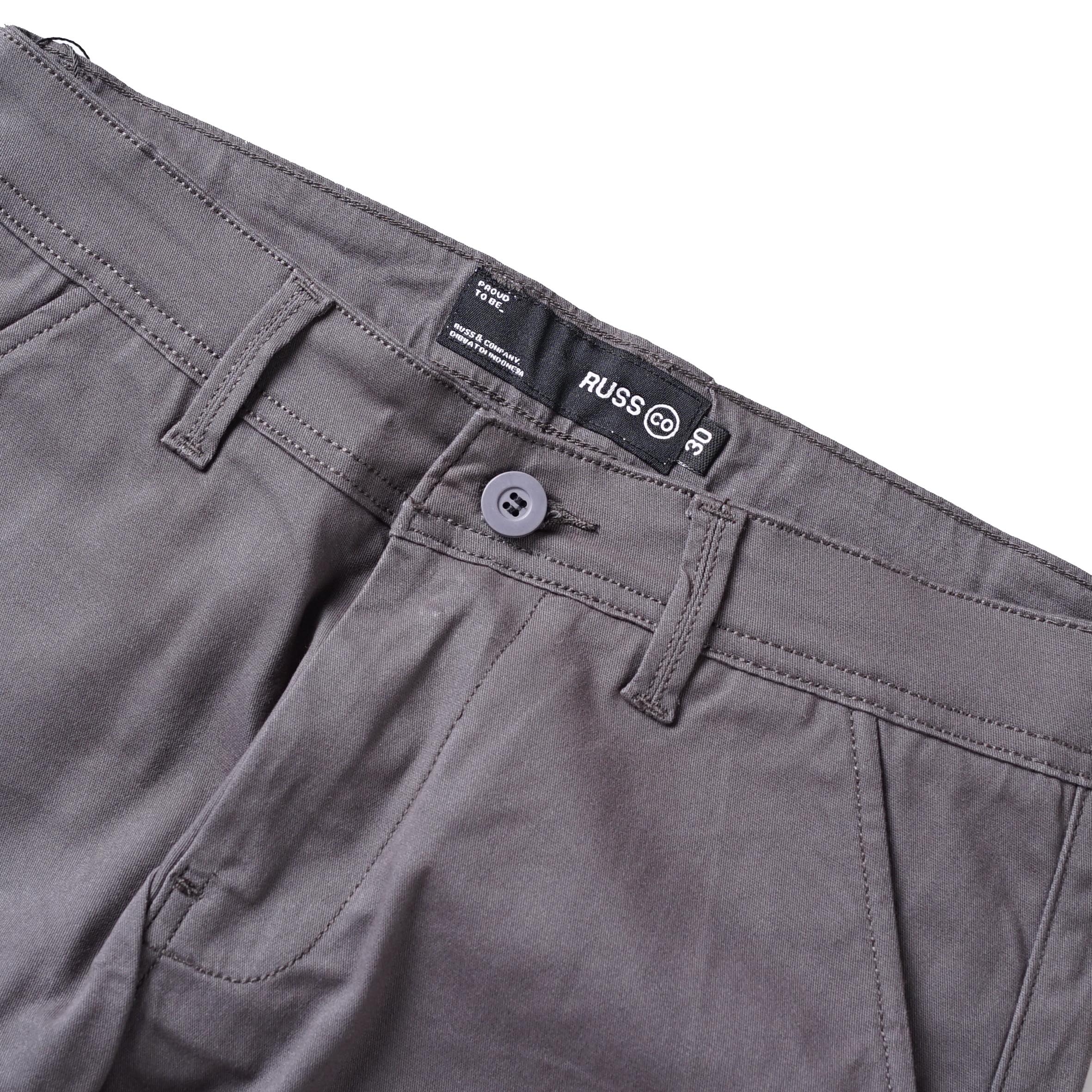 Russ Chino Pants Suspect Dark Grey | Russ & Co