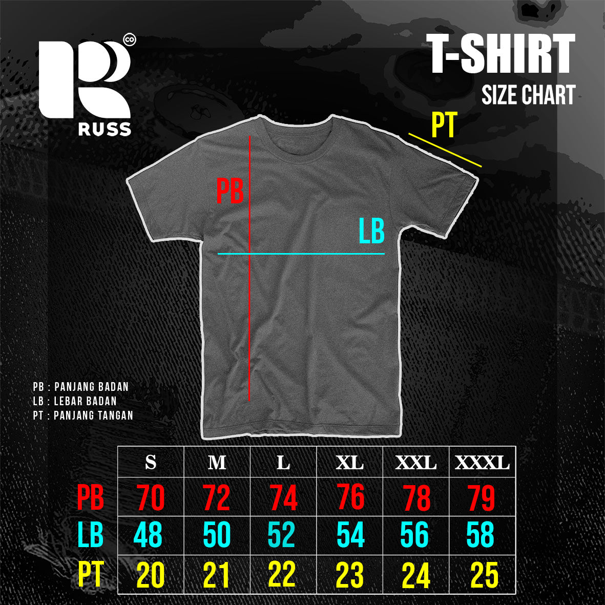 Russ Tshirt Flaming Beach Black – Russ & Co | Proud To Be