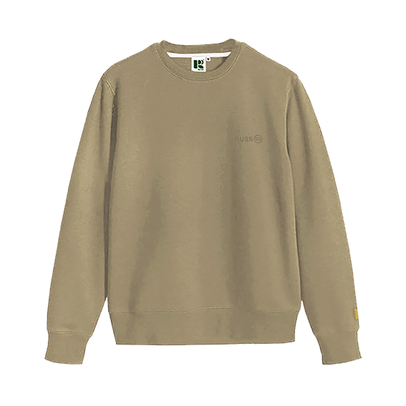 Russ Sweater Crewneck Primary Khaki | Russ & Co